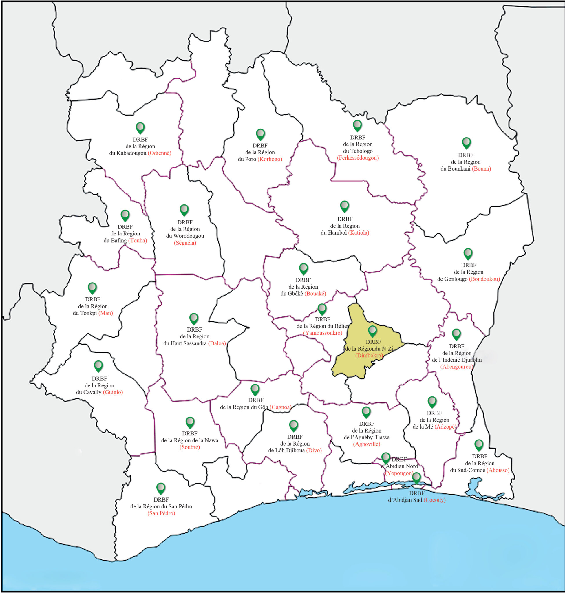 Direction Régionale du N'zi : Importance dans la Région - Direction ...